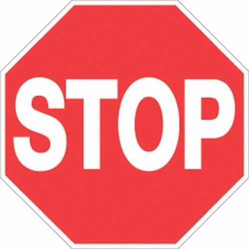 Voss Signs 421 ST RR RED PLASTIC REFLECTIVE TRAIL SIGN 12 - STOP – SVS ...
